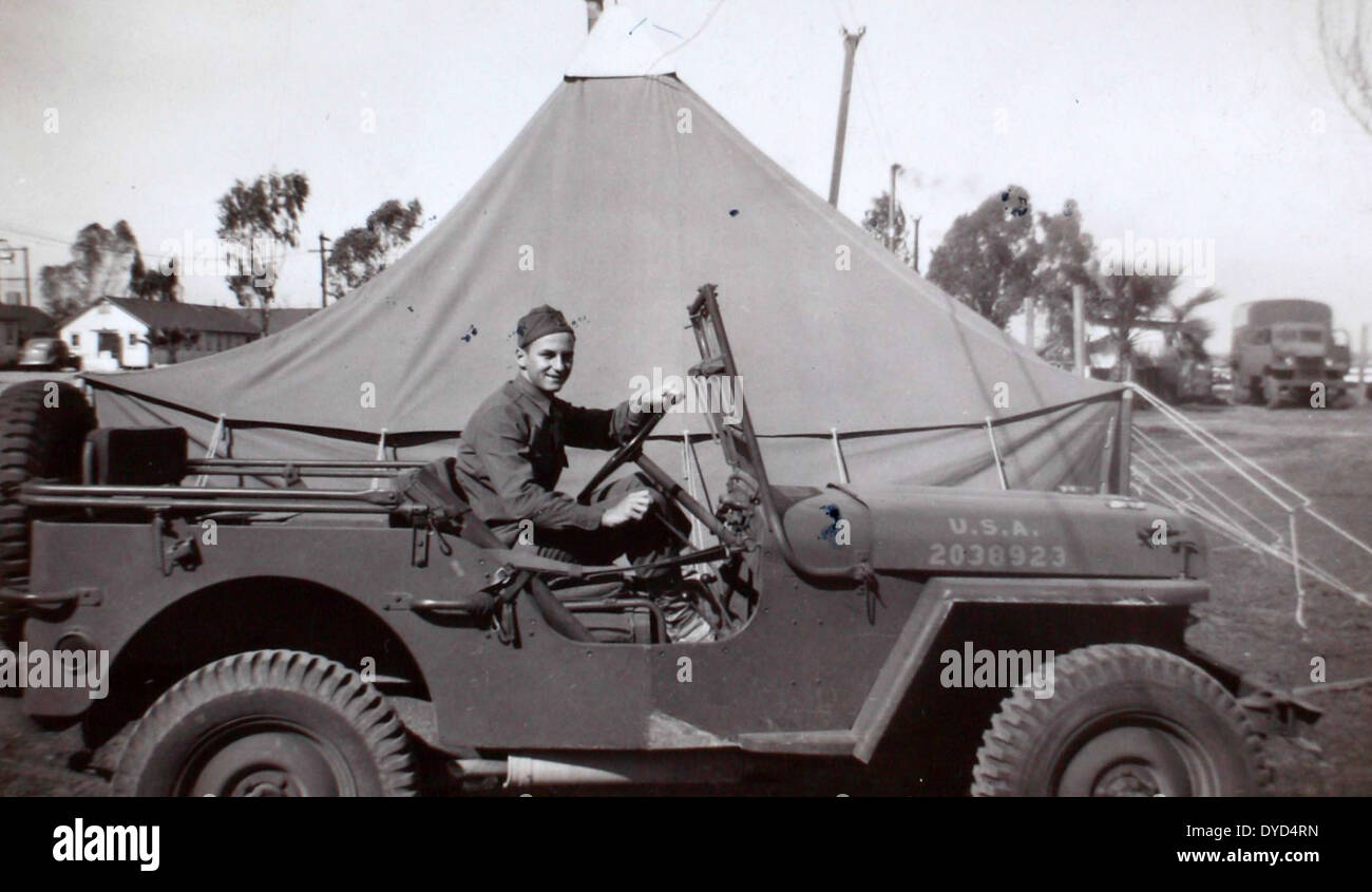 This photo from James Hatchard’s album shows a Jeep of the 94th ...