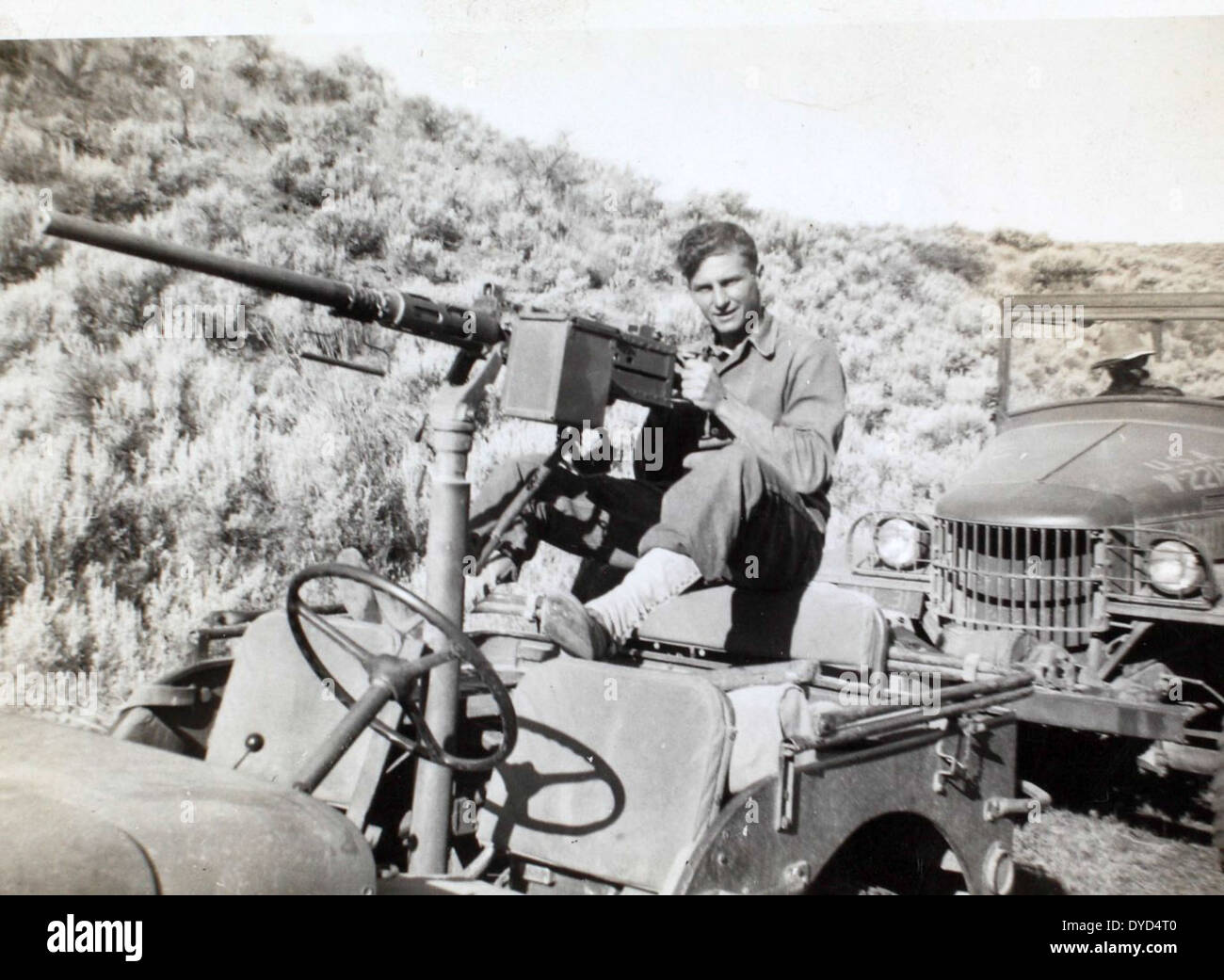 50 caliber browning machine gun hi-res stock photography and images - Alamy