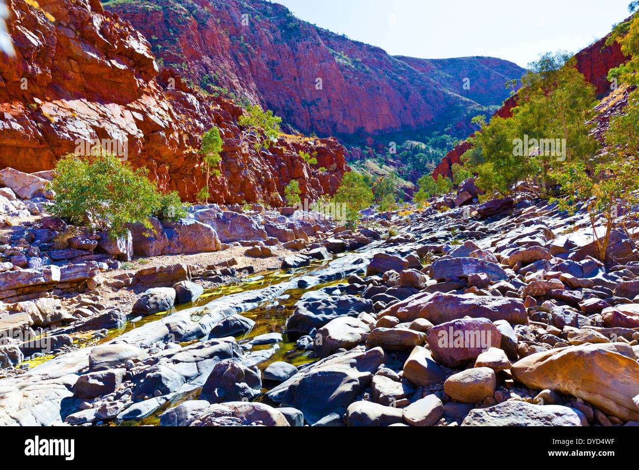 Ormiston Gorge outback landscape water hole reflections landscapes ...