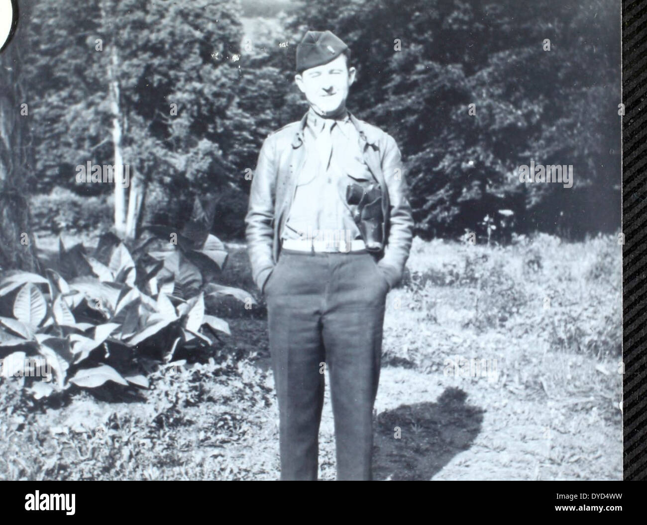 This historical photograph from World War Two features members of the ...