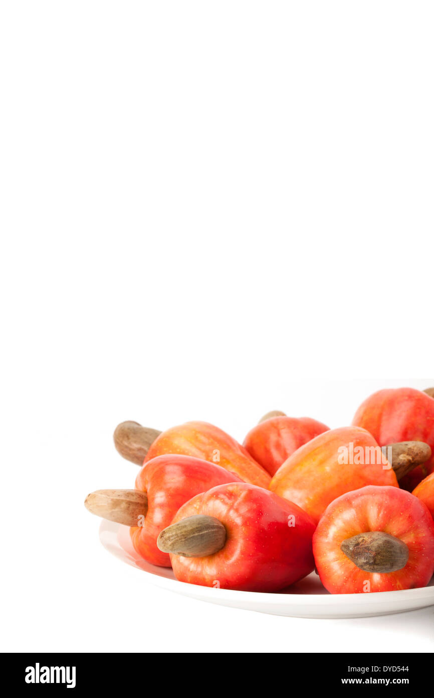 Fresh ripe Brazilian Caju Cashew Fruit Stock Photo - Alamy