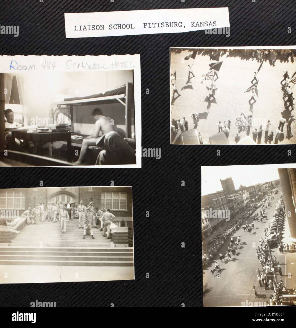 A photo from James Hatchard's album documenting the 94th Infantry ...