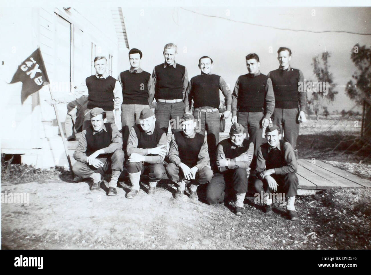 The photo in James Hatchard's album captures the 94th Infantry Division ...