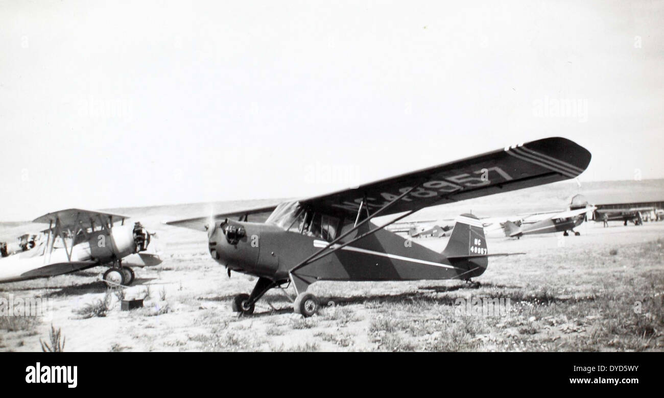 This photograph from the Dunkel collection captures the unique aircraft ...