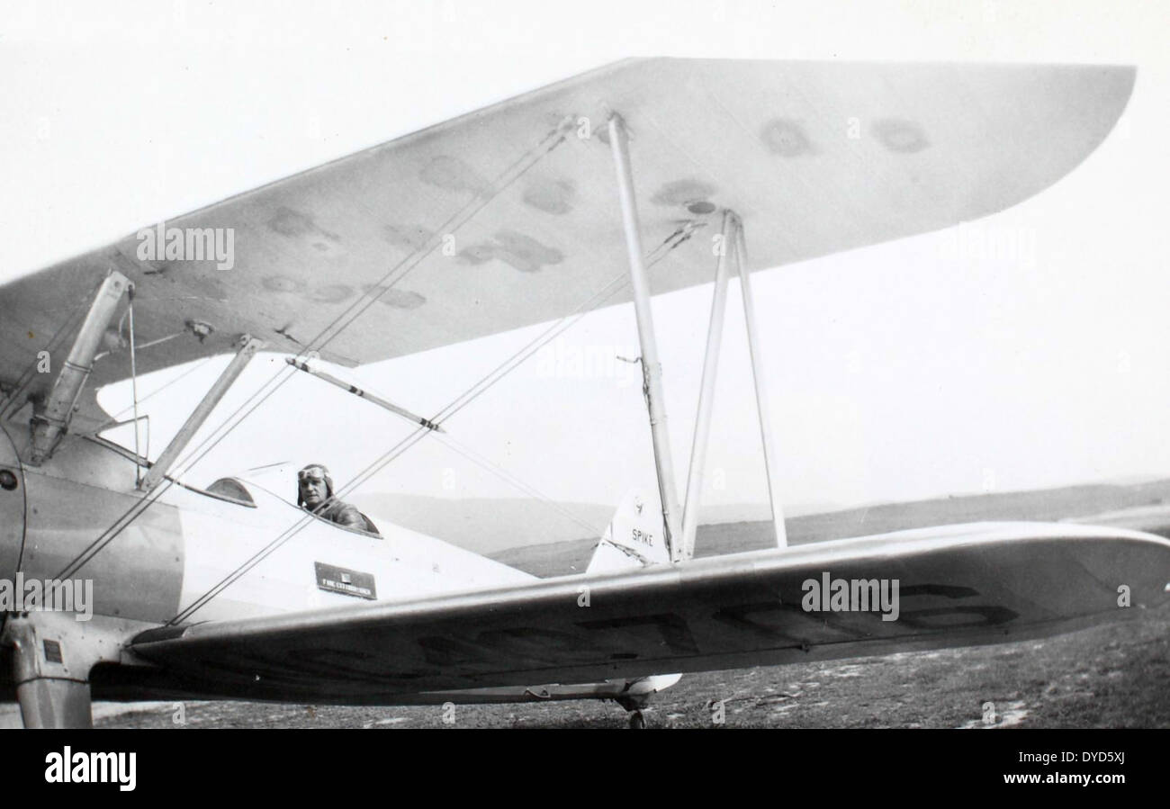 This image features the Stearman biplane with registration NC48786 ...
