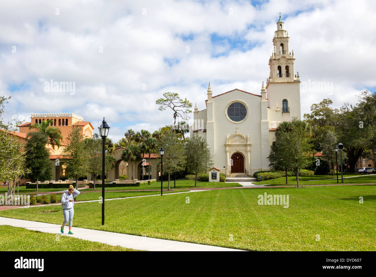 Winter Park Florida,Rollins College,campus,Knowles Memorial Chapel ...