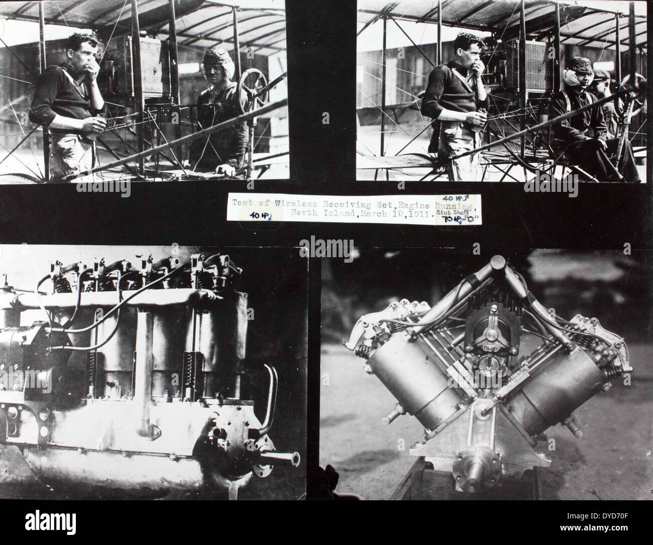 This photograph from the Ray Fife Album showcases early aircraft ...