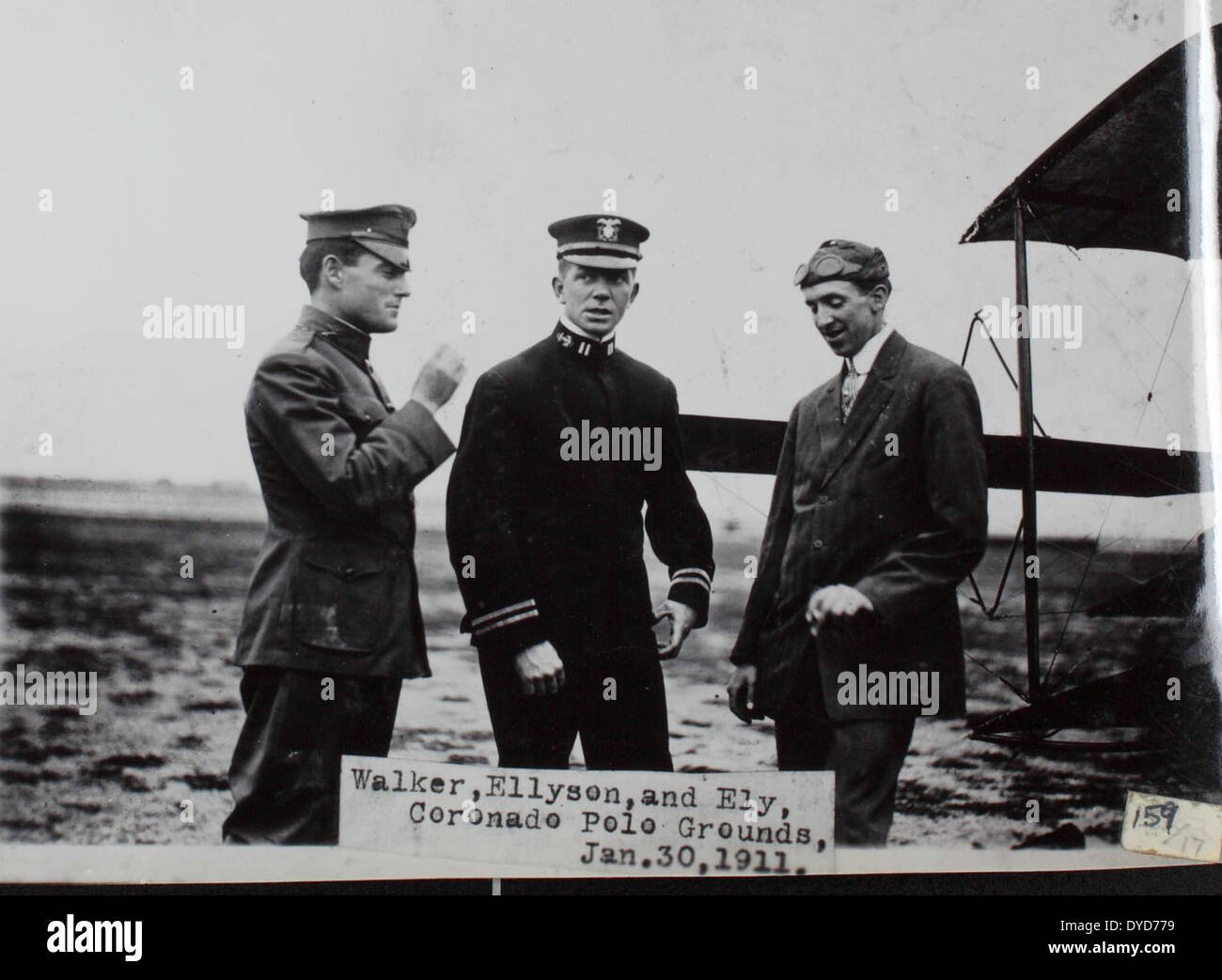 This album photo highlights key figures in early U.S. Naval Aviation ...