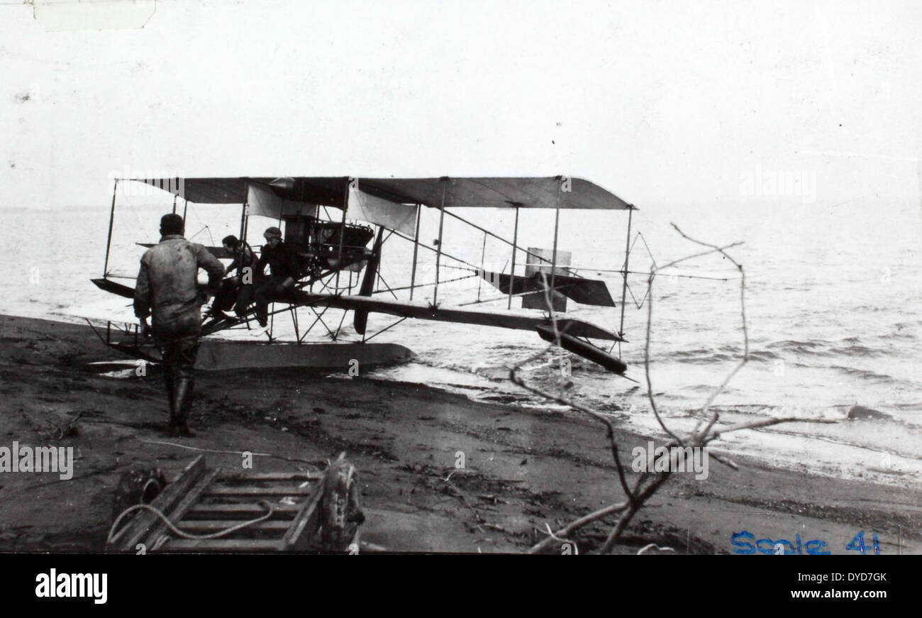 This photo, from Ray Fife's album, shows the Curtiss Hydro, an early ...