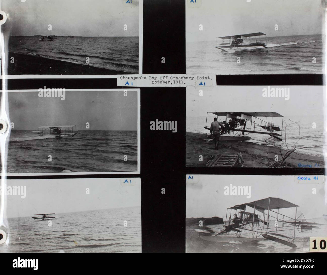 This photo from Ray Fife's album features several Curtiss aircraft ...