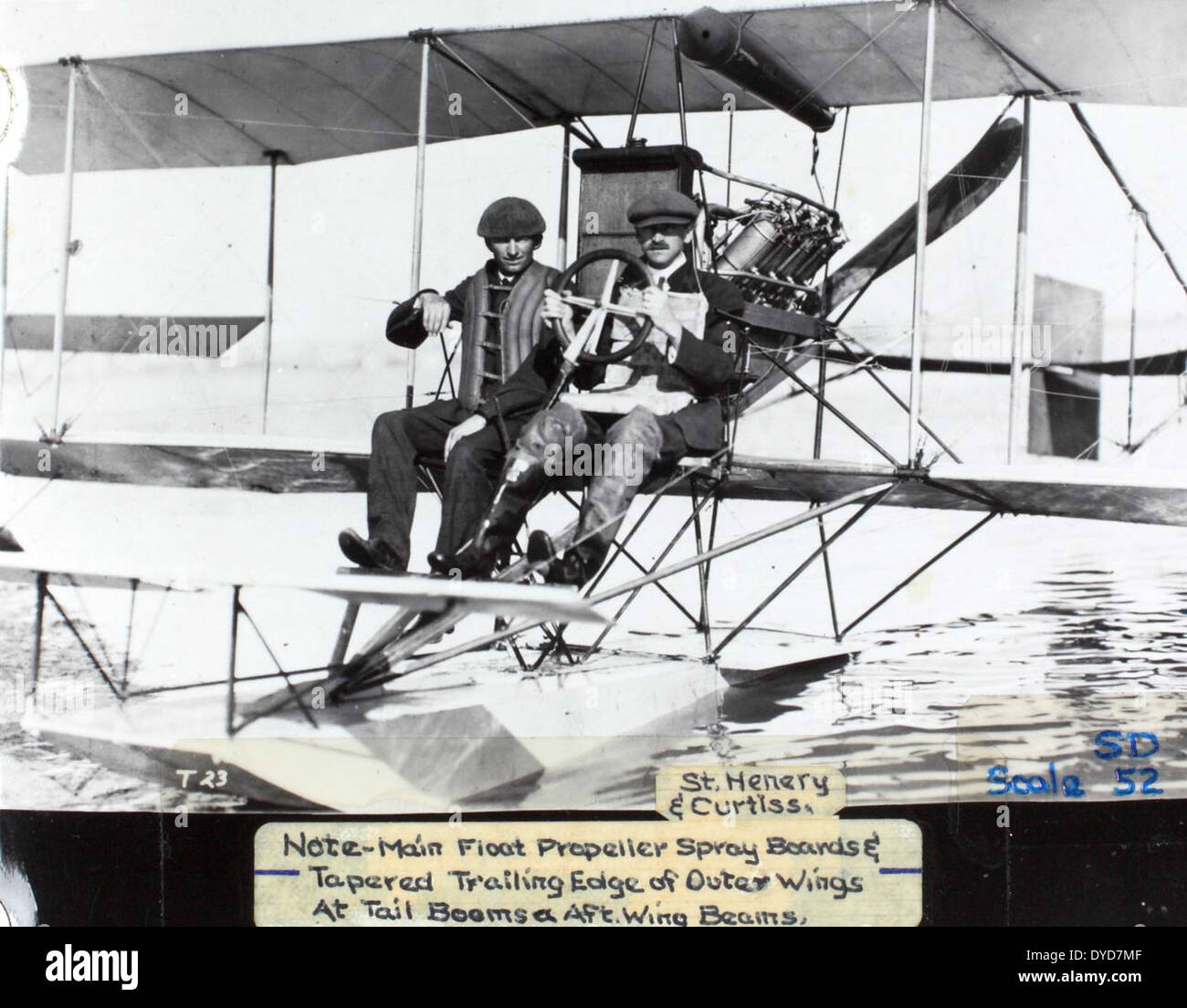 This photograph from Ray Fife's album shows aviator Robert 'Lucky Bob ...