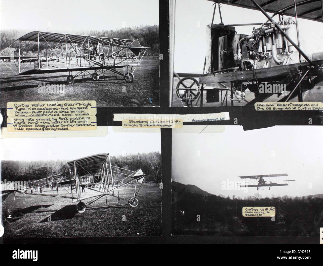 This photo from Ray Fife's album shows the Curtiss Hydro, a floatplane ...