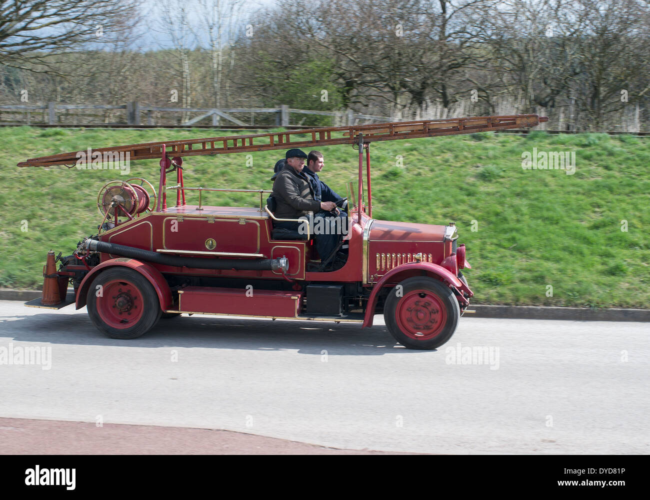 Vintage british fire engine hi-res stock photography and images - Alamy