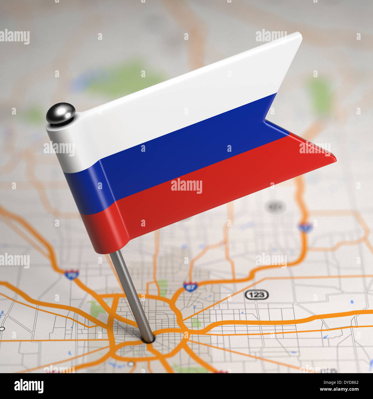 Russian flag map hi-res stock photography and images - Alamy