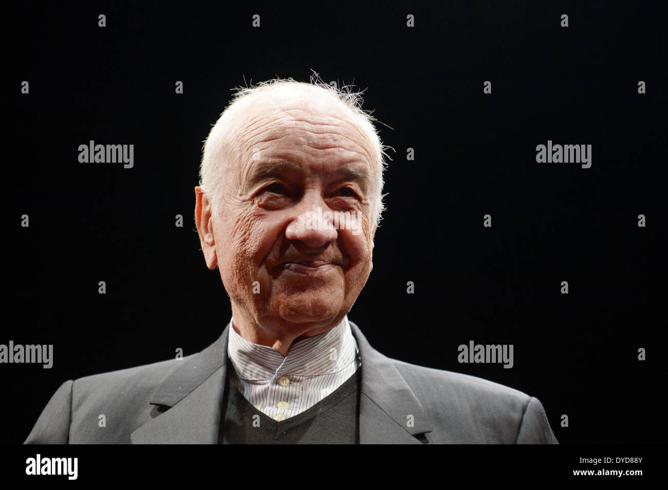 Berlin, Germany. 14th Apr, 2014. Actor Armin Mueller-Stahl on stage ...