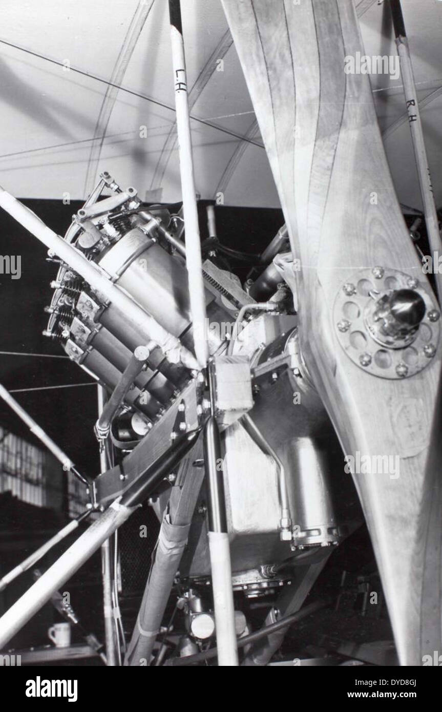 This image from Ray Fife's album shows a Curtiss Pusher aircraft, an ...