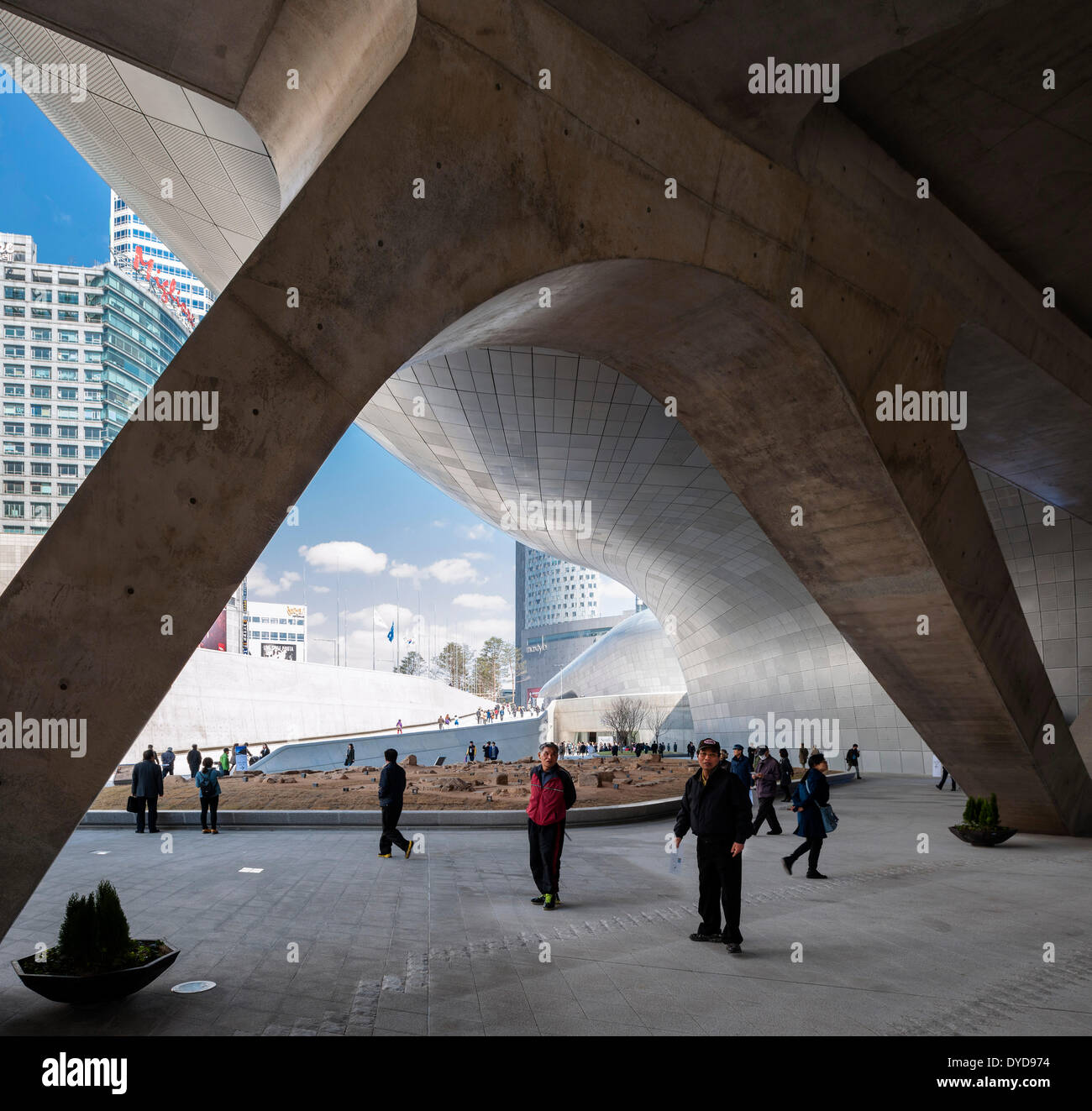 Dongdaemun Design Plaza (DDP), Seoul, Korea, South. Architect: Zaha ...