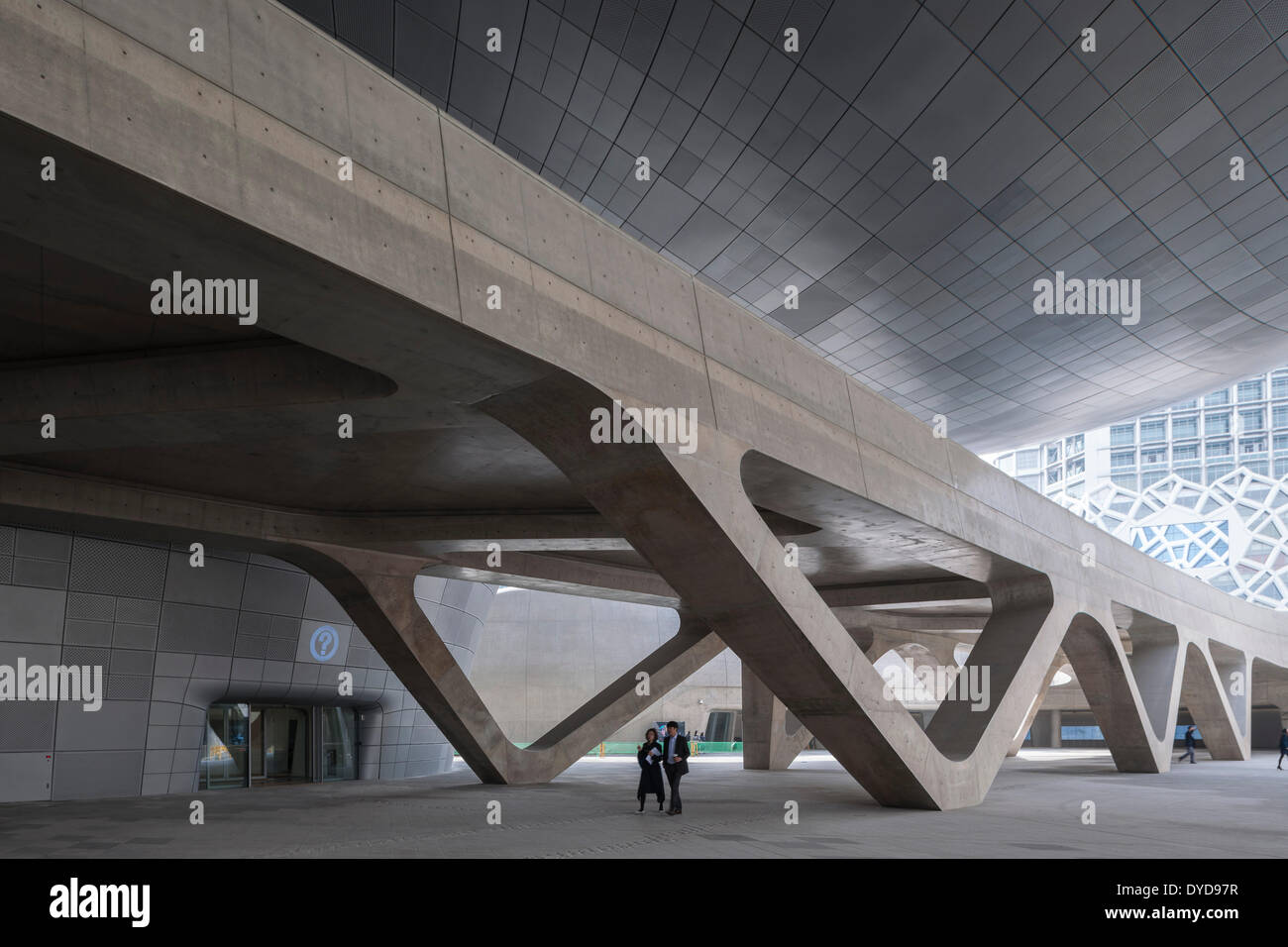 Dongdaemun Design Plaza (DDP), Seoul, Korea, South. Architect: Zaha ...