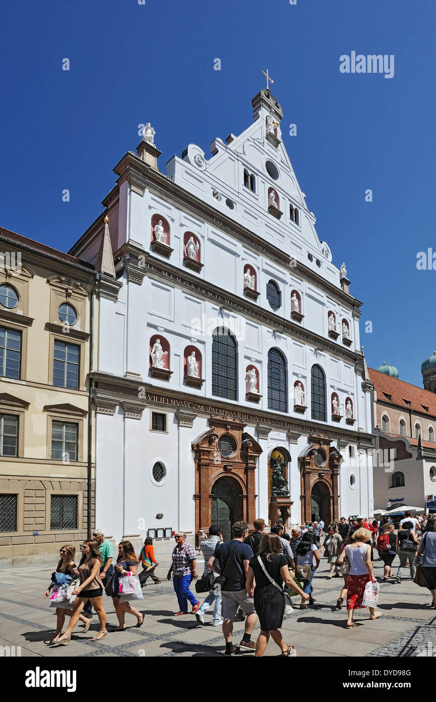 St. Michael’s Church, Neuhauser Straße, Munich, Upper Bavaria, Bavaria ...