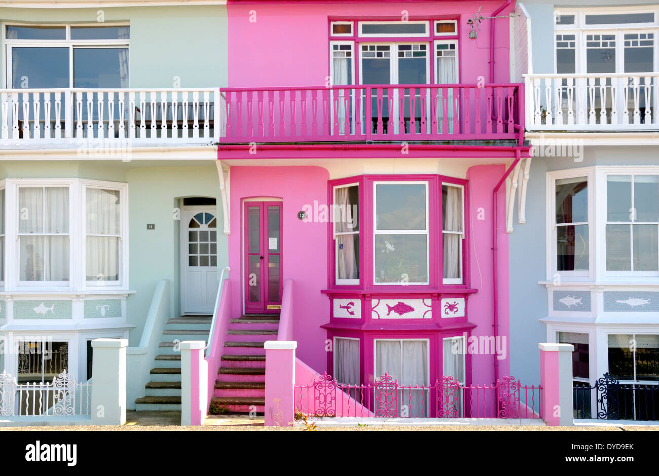 Painted balconies hi-res stock photography and images - Alamy