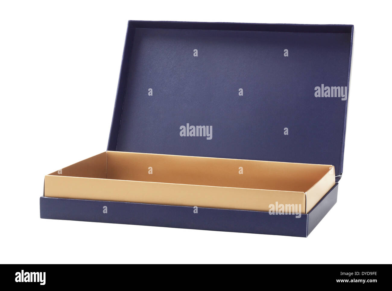 Empty blue box isolated Cut Out Stock Images & Pictures - Alamy