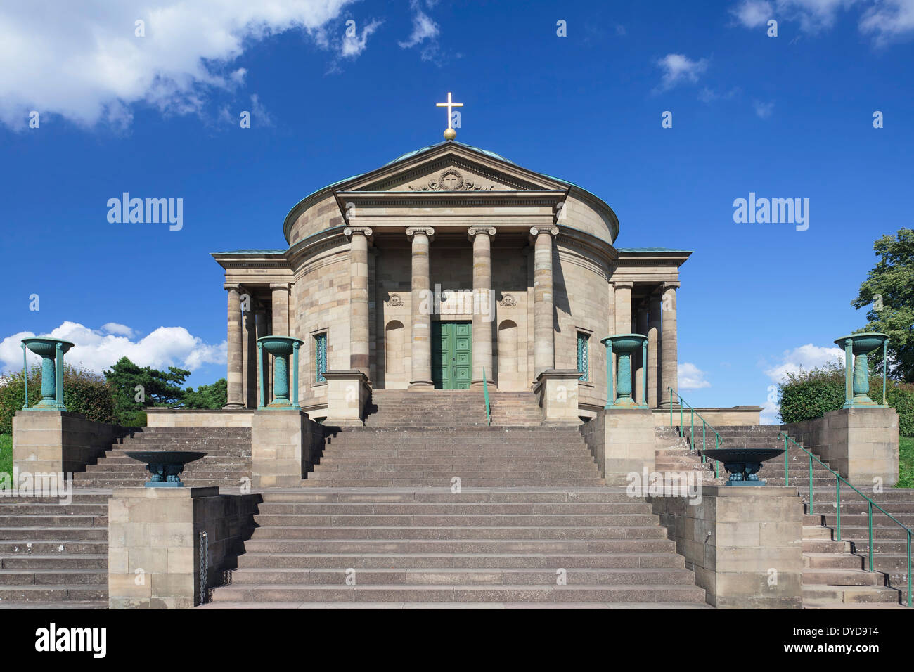 Sepulchral Chapel in the vineyards near Stuttgart-Rotenberg, Baden ...