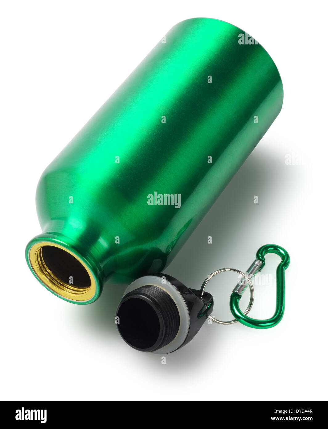 Empty Water Container Lying On White Background Stock Photo - Alamy