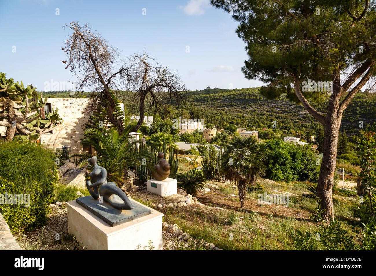 The artists village of Ein Hod, Carmel mountains, Israel Stock Photo ...
