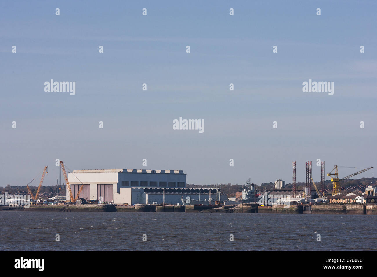 The Cammell Laird building in Birkenhead, Cheshire Stock Photo - Alamy