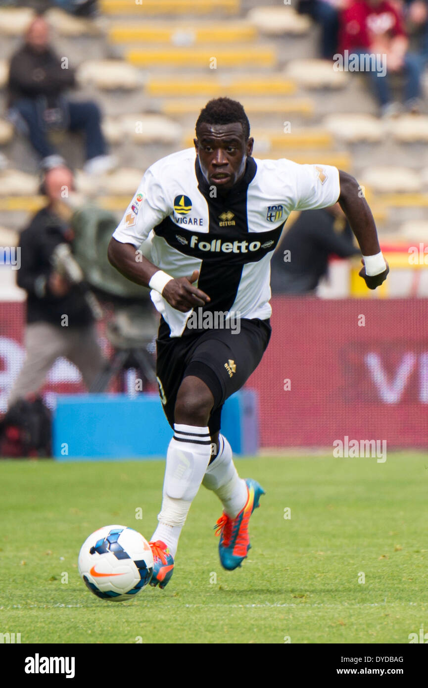 Bologna, Italy. 13th Apr, 2014. Afriyie Acquah (Parma) Football/Soccer ...