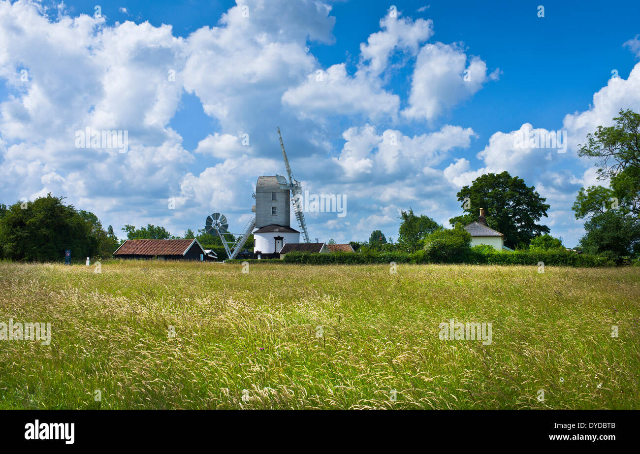 Saxtead green windmill hi-res stock photography and images - Alamy