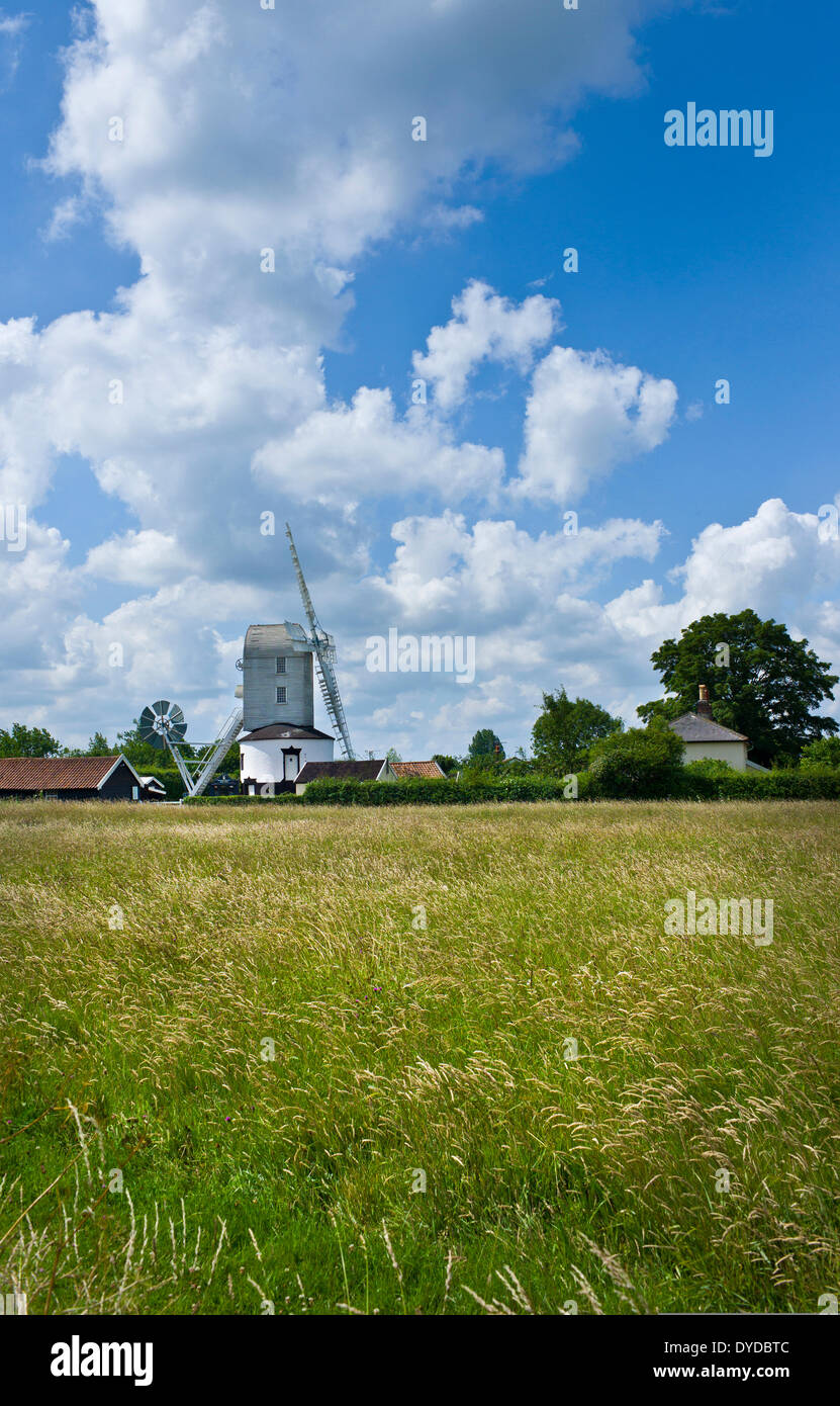 Wooden post mill windmill hi-res stock photography and images - Alamy