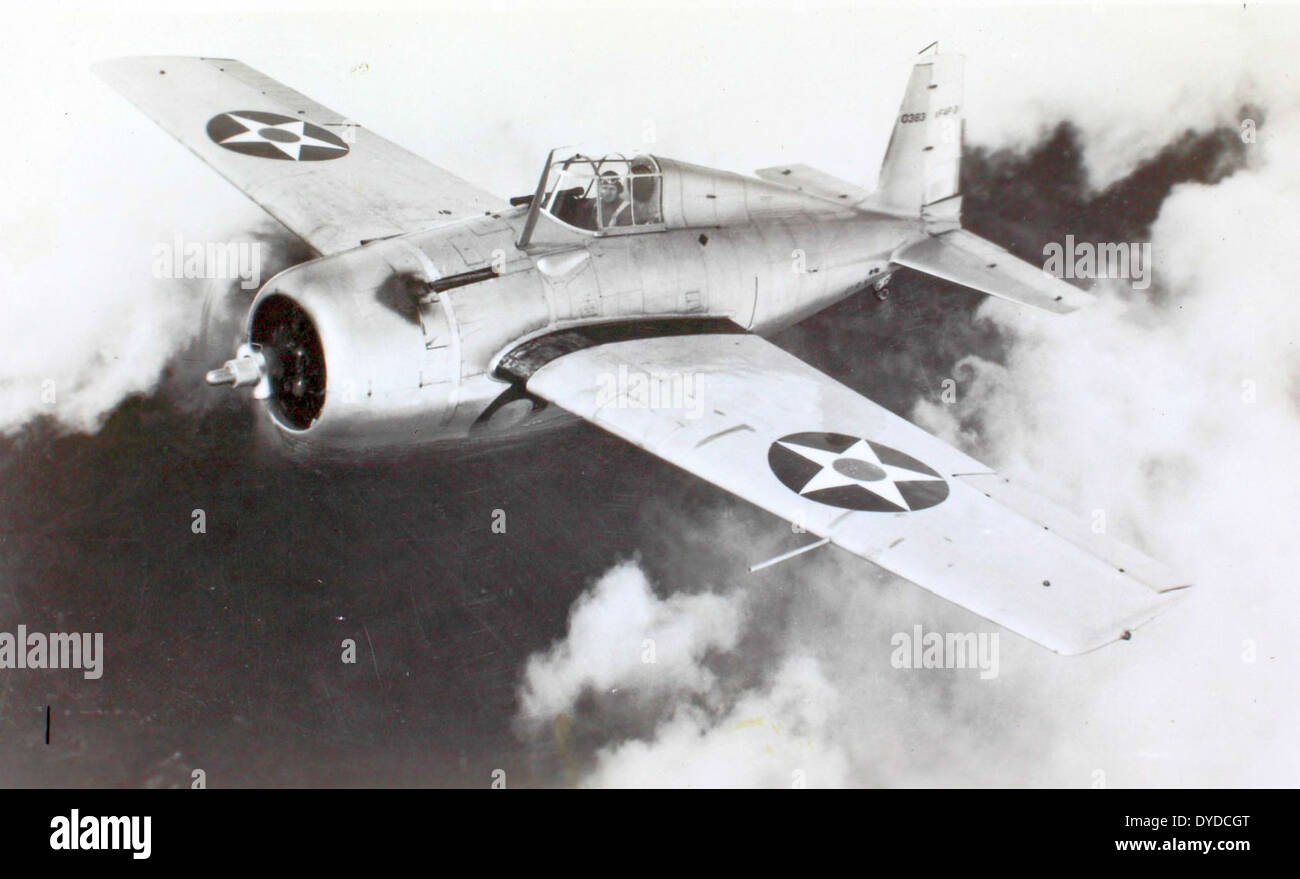 The Grumman XF4F-3 Wildcat, BuNo 0383, was a prototype naval fighter ...