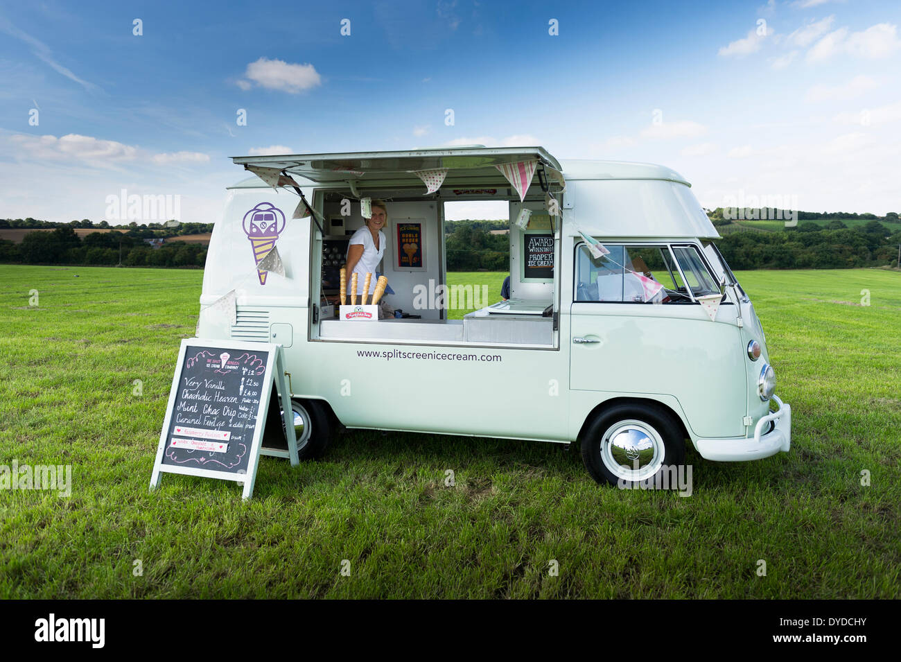Converted ice cream van hi-res stock photography and images - Alamy