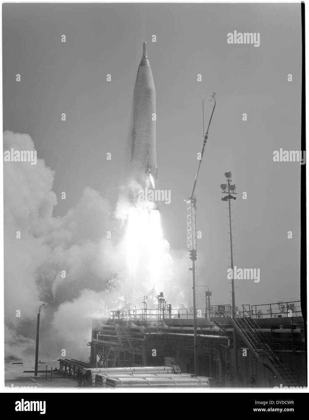 The Atlas Intercontinental Ballistic Missile (ICBM) launch marked a ...