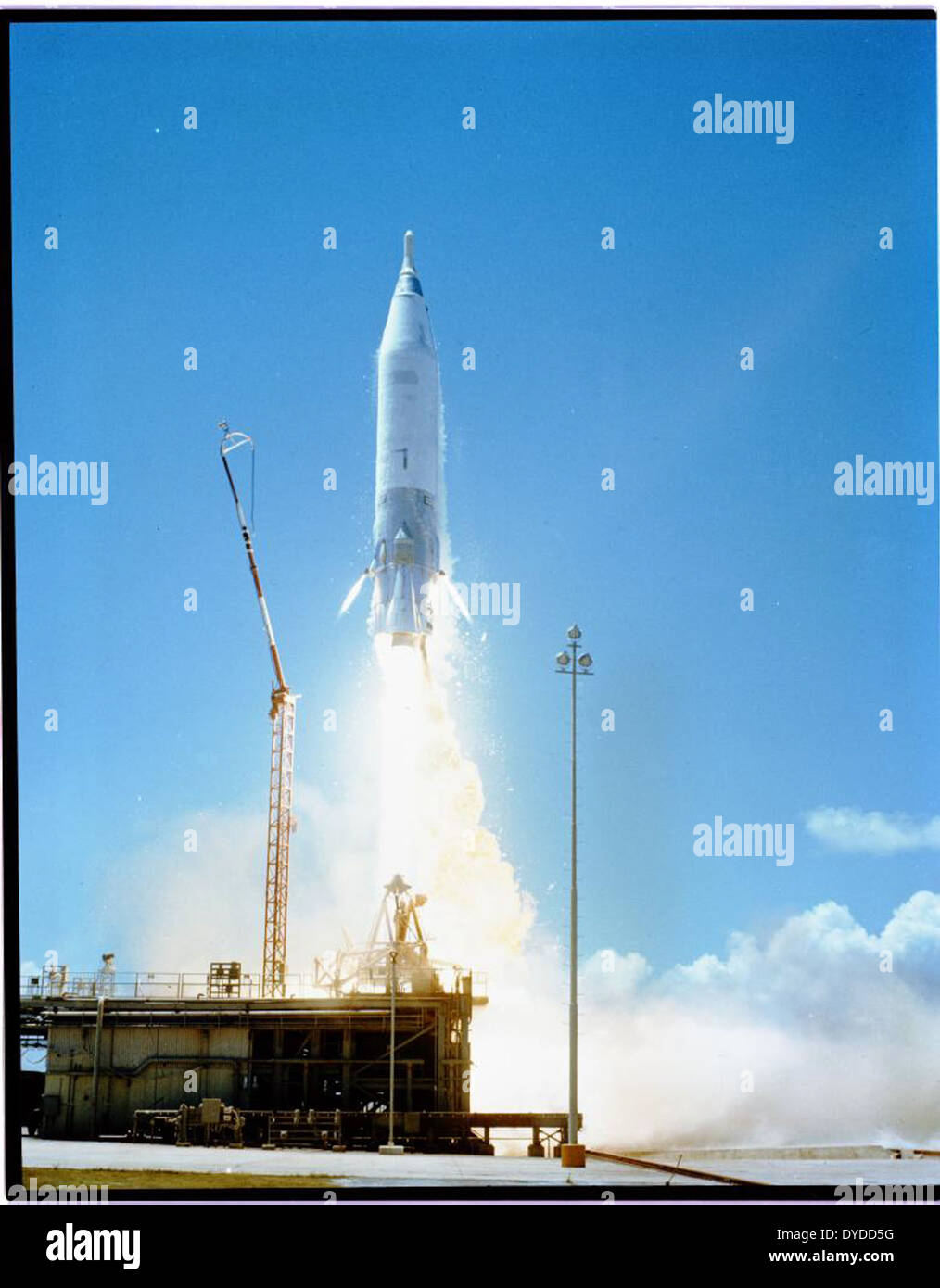 The Atlas ICBM (Intercontinental Ballistic Missile) was a key component ...