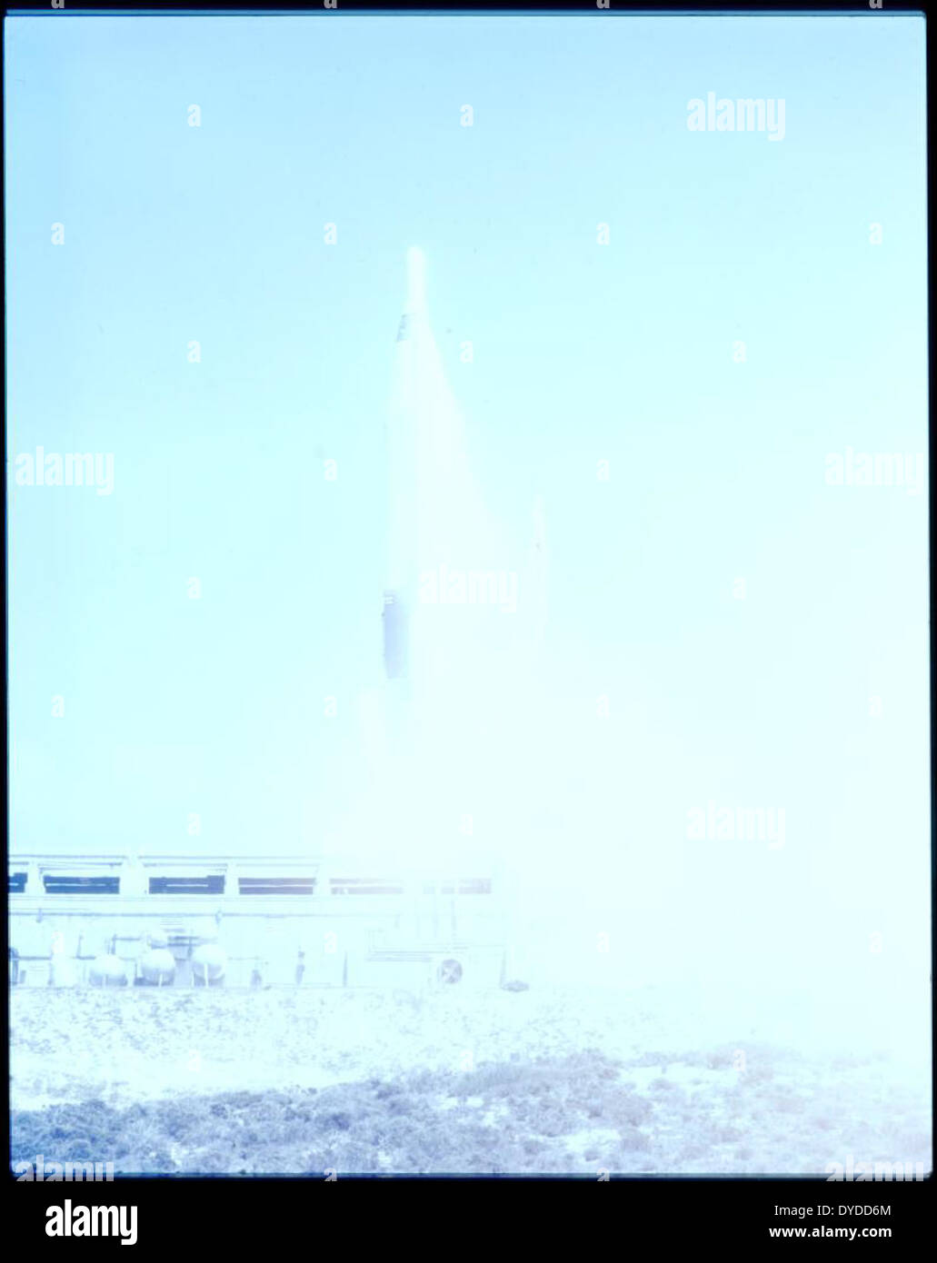 The Atlas ICBM, one of the first intercontinental ballistic missiles ...