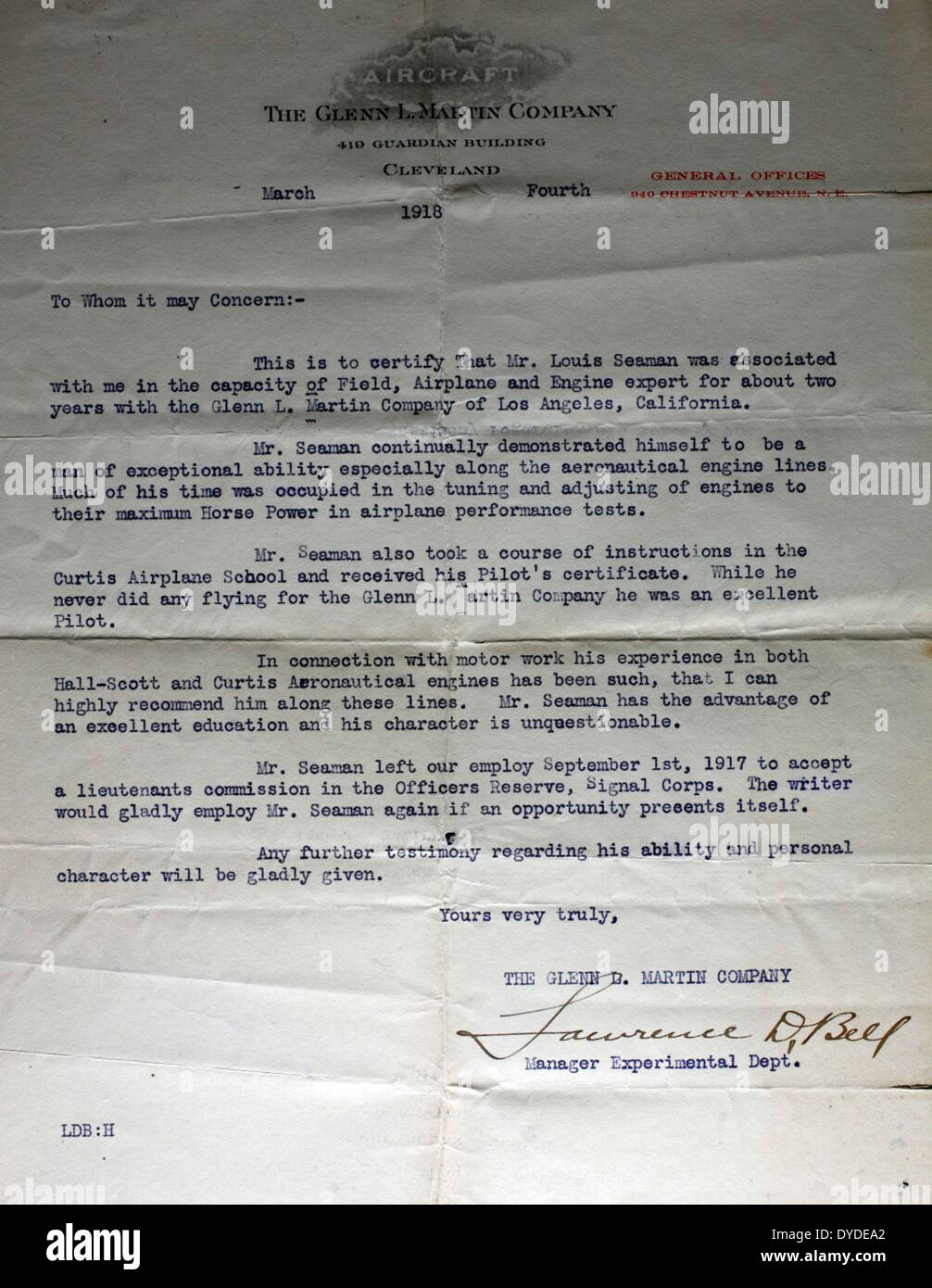 Louis M. Seeman was a key figure in early aviation, working alongside ...
