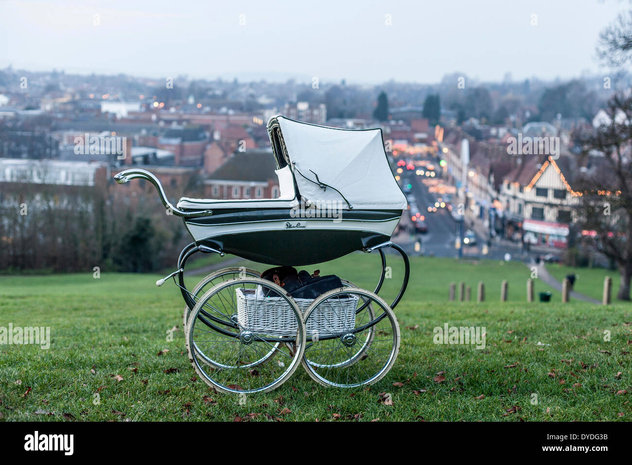 An original 1950's perambulator Stock Photo - Alamy