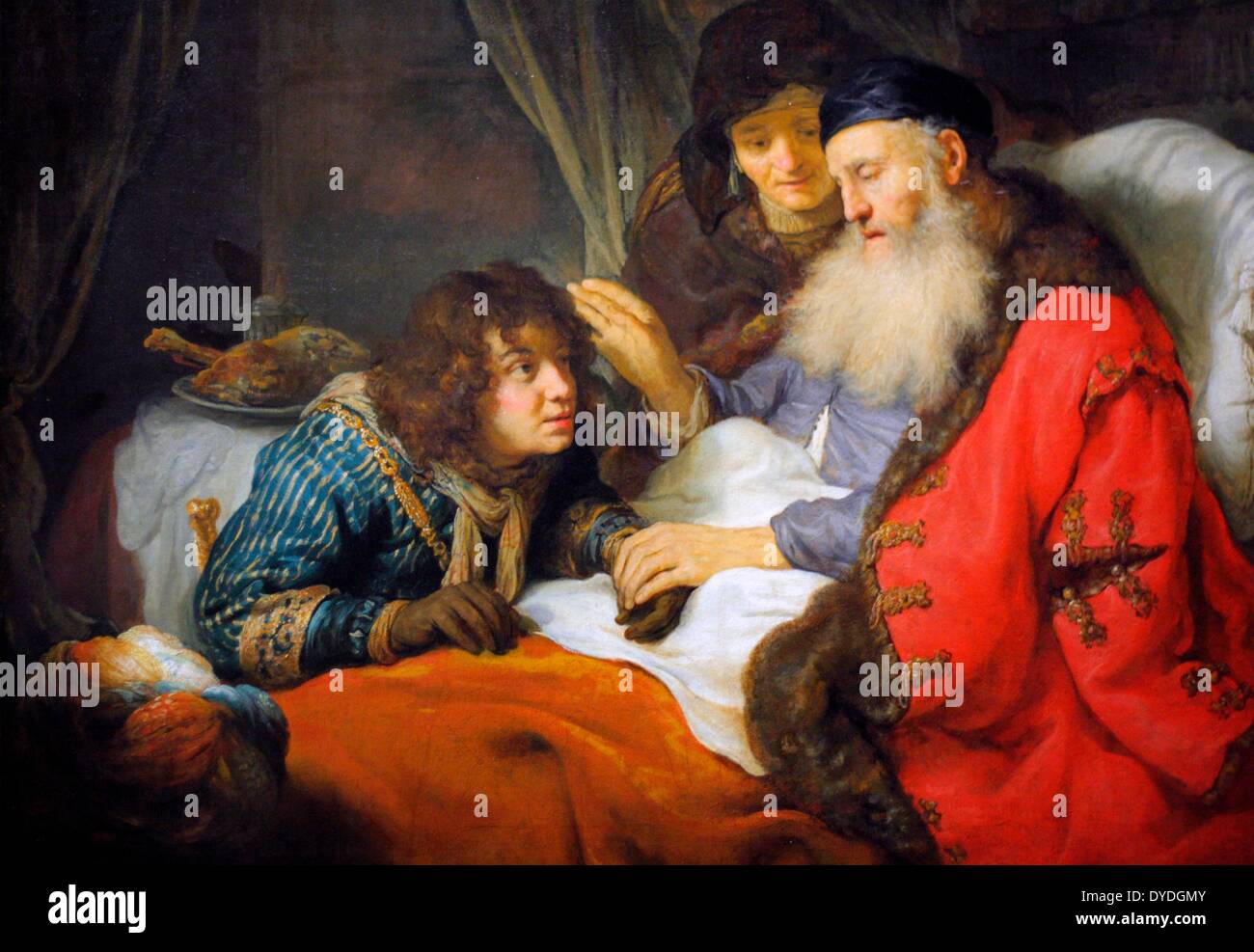 Isaac blessing jacob hi-res stock photography and images - Alamy