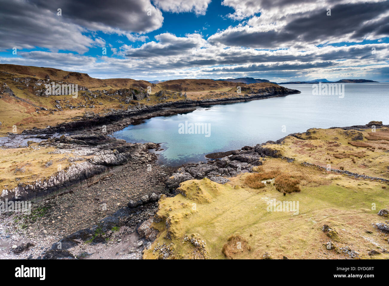 A view over Port a Chroinn on the Kerrera Island Stock Photo - Alamy