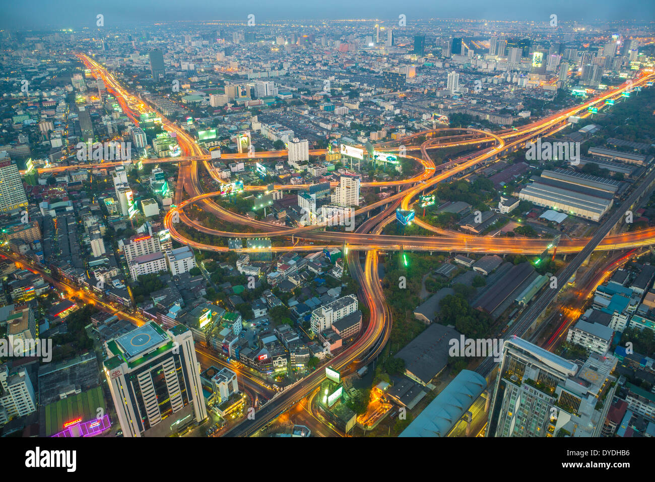 Bangkok, City, Ratchaprarop, Thailand, Asia, central, crossing, high ...