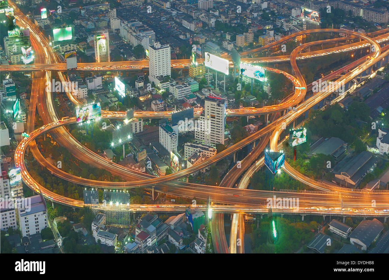 Bangkok, City, Ratchaprarop, Thailand, Asia, central, crossing, high ...
