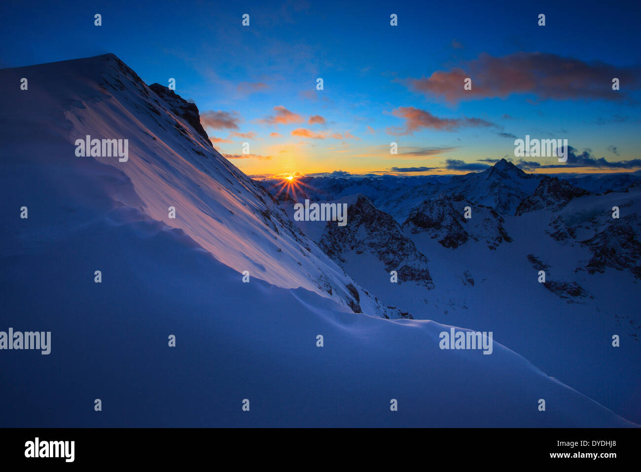 Alps glow hi-res stock photography and images - Alamy