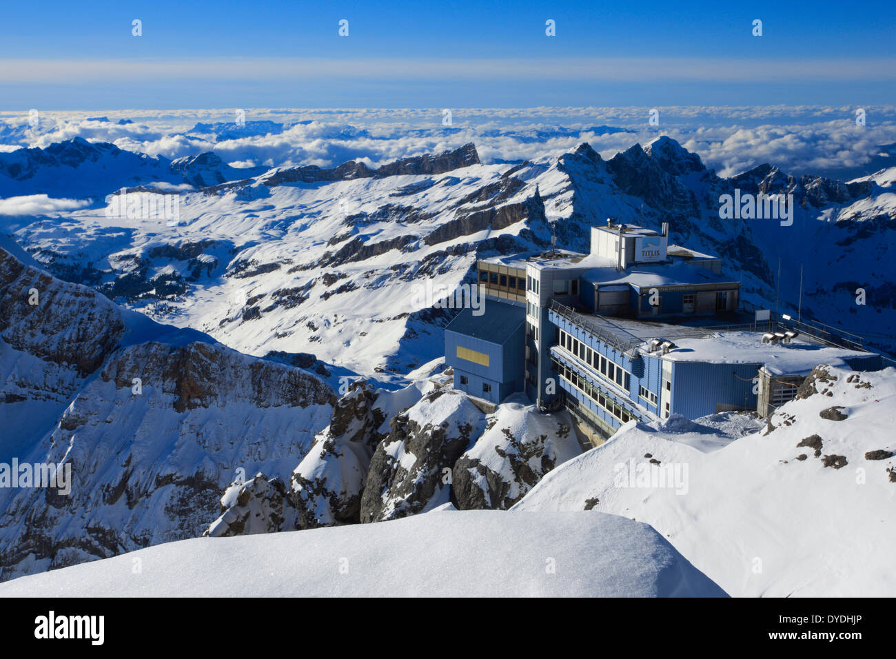 Alps view Titlis mountain mountain panorama mountains mountain ...