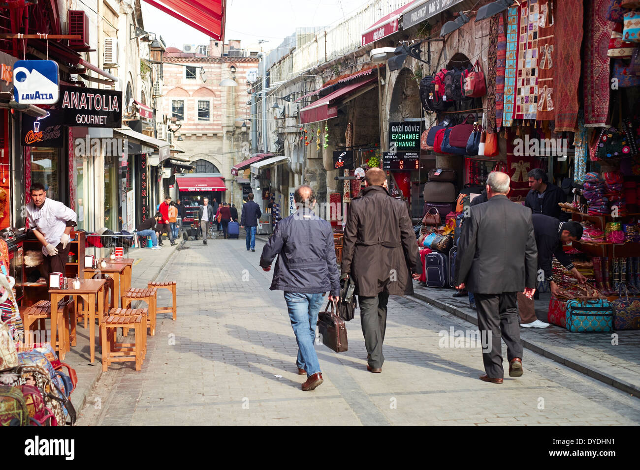 Business men in the streets of Istanbul, Istanbul, Turkey Stock Photo ...
