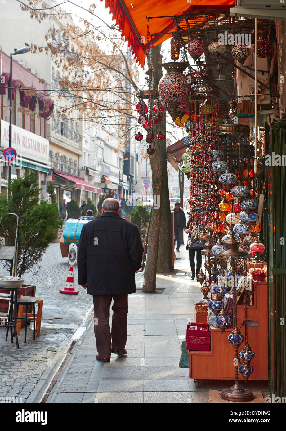 A man walking in the streets of Istanbul, Turkey Stock Photo - Alamy