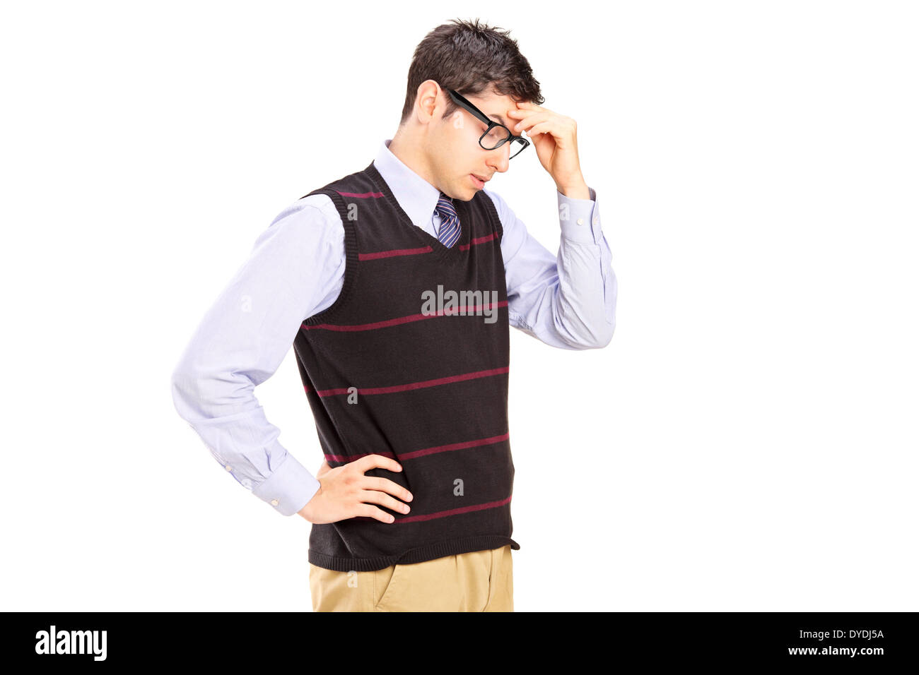 Man experiencing migraine hi-res stock photography and images - Alamy