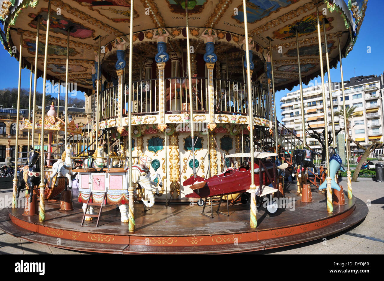 merry-go-round, fun fair Stock Photo - Alamy