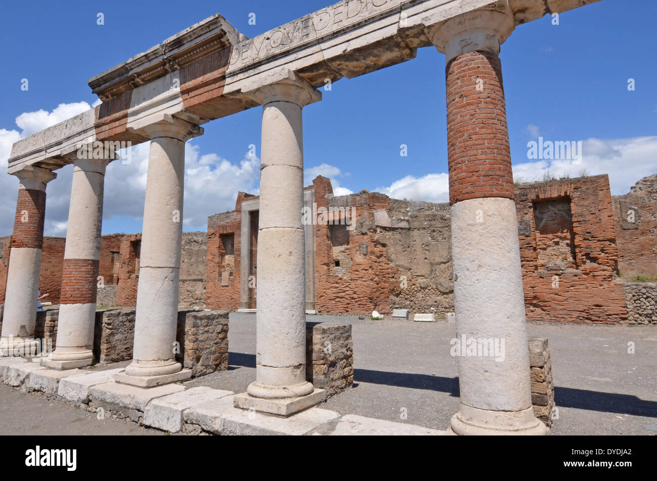 Italy Europe roman ancient Rome Pompeii Vesuvius ruins town preserved ...